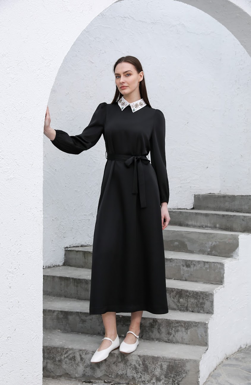 AP jewel collar maxi dress – AliPicks